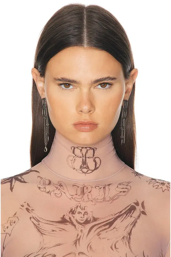 °)balenciaga BB ICON TANGLED NECKLACE balenciaga BB ICON TANGLED NECKLACE Balenciaga BB Icon Metallic Bb